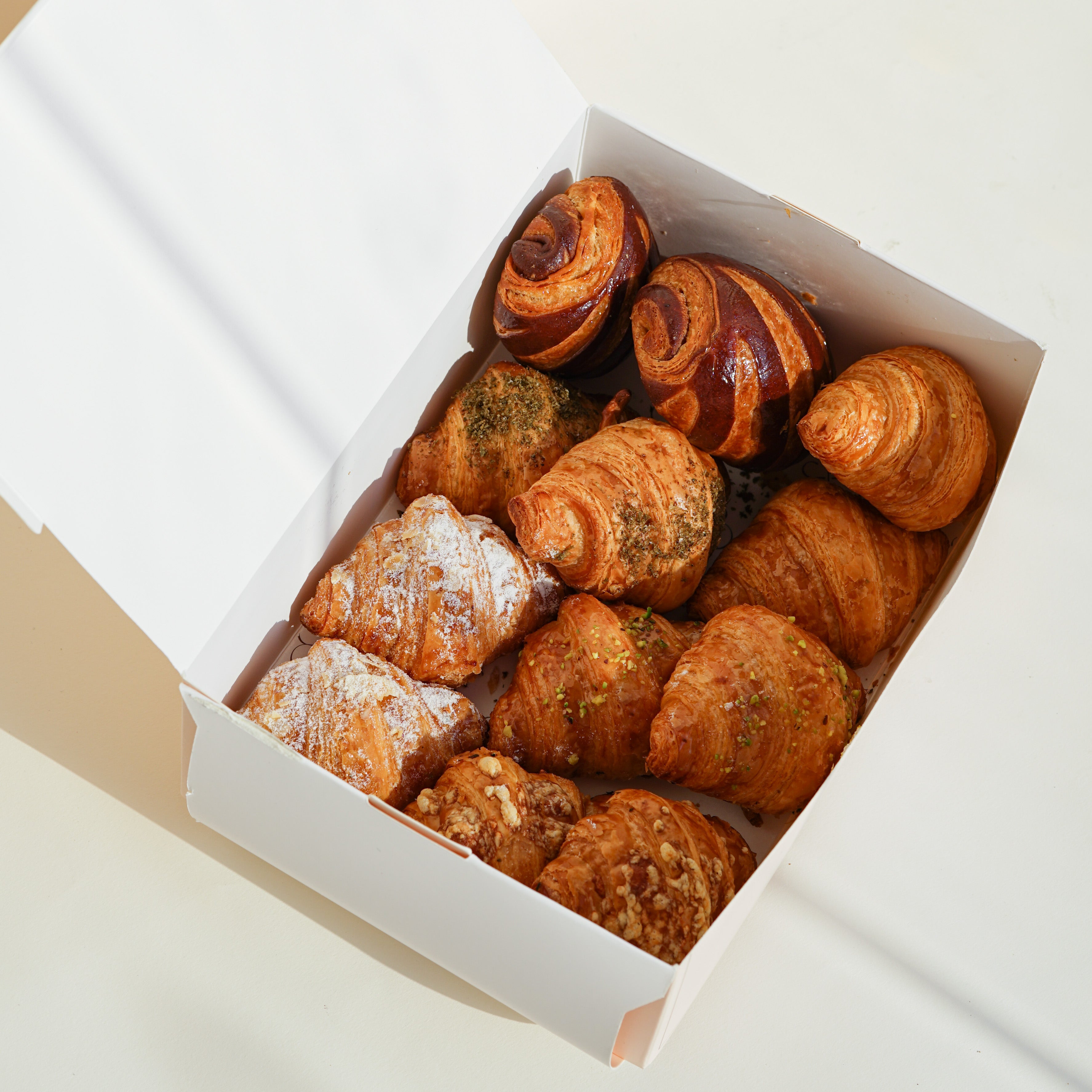 Pastry + Coffee | Mixed Mini Croissants Box| The real taste of French ...